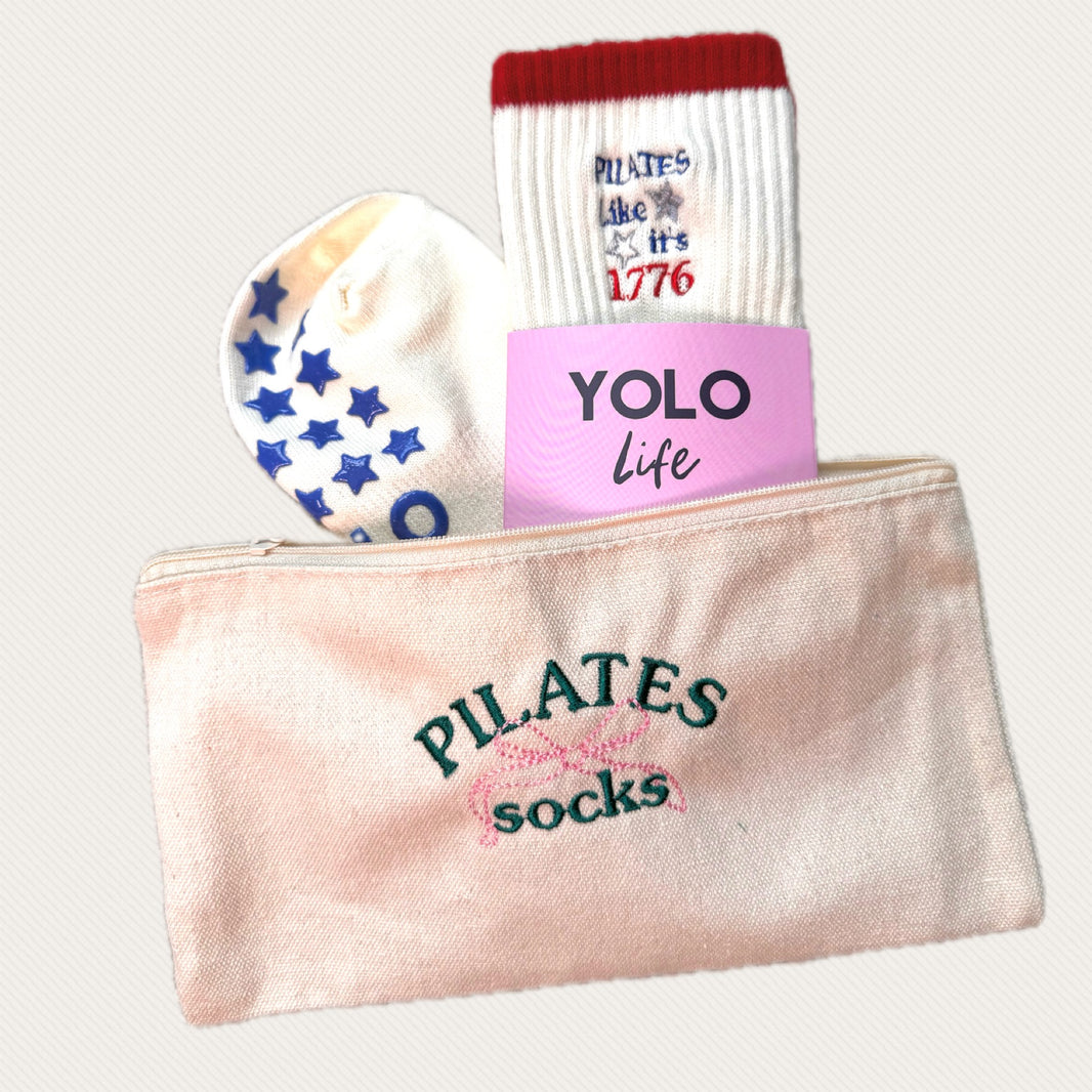 PILATES CREW/TUBE GRIP SOCKS – YOLO LIFE SHOP